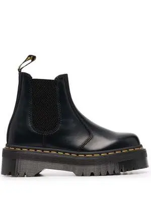 Dr. Martens 2976 Quad Platform Chelsea Boots - Black