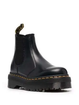 Dr. Martens 2976 Quad Platform Chelsea Boots - Black