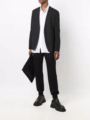 ANN DEMEULEMEESTER Fitted Cuff Wool Trousers