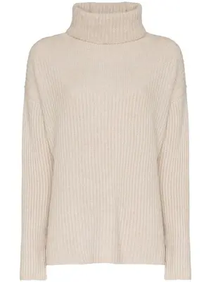 Le Kasha Roll Neck Sweaters For Women