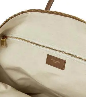 Saint Laurent Giant Suede Duffel Bag - Brown