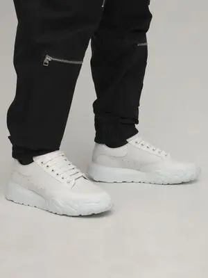 Alexander McQueen Leather Sneakers - White