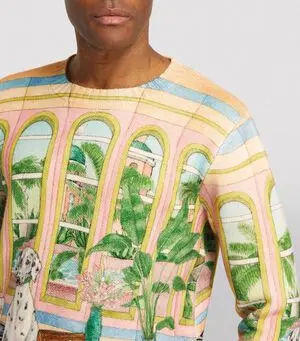 Casablanca Dalmatian Print Sweater