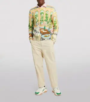 Casablanca Dalmatian Print Sweater