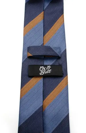 CUFFLINKS, INC. Striped Neck Tie - Blue