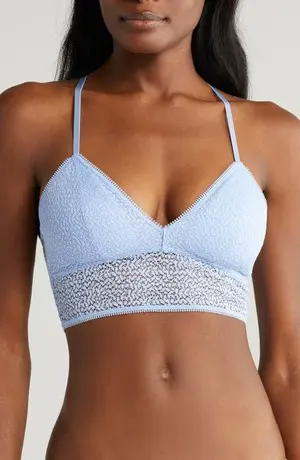 Dkny Modern Lace Longline Bralette Serenity