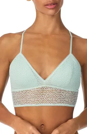 Dkny Modern Lace Longline Bralette Surf Spray