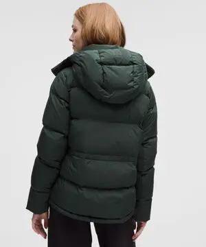 Lululemon Wunder Puff 600-down-fill Jacket - Rainforest Green/green Dream