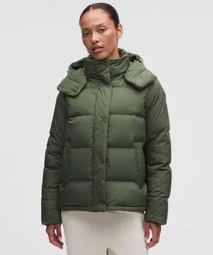 Lululemon Wunder Puff 600-down-fill Jacket - Sassy Sage