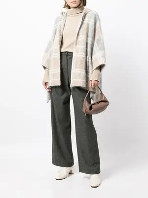 Brunello Cucinelli Tartan Cropped Jacket