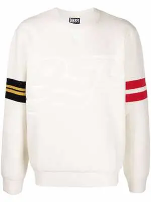 DIESEL® Debossed Logo Jumper - Neutrals