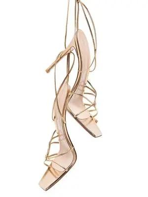GIANVITO ROSSI Sylvie 105mm Lace-up Sandals
