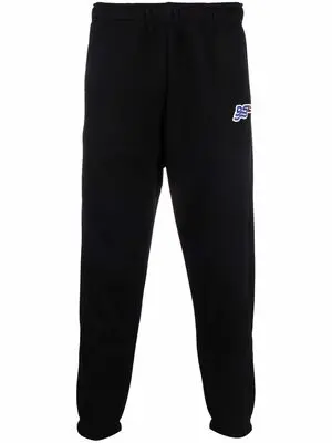 DIESEL® Logo Patch Sweatpants - Black