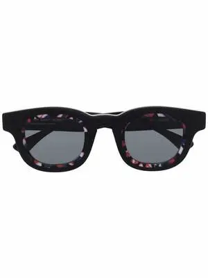 Thierry Lasry Marbled-effect Sunglasses - Black