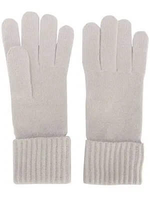 N.peal Ribbed Gloves For Women