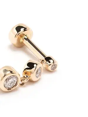 MARIA BLACK 14kt Yellow Chandelier Diamond Stud Earring