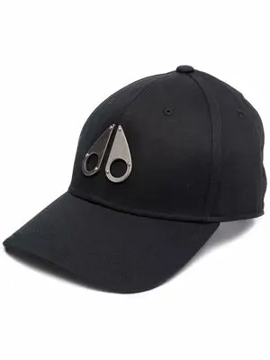 Moose Knuckles Silver Plaque Cap - Black