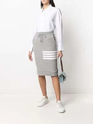Thom Browne 4-bar Fitted Skirt