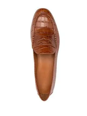 Ralph Lauren Croco-embossed Loafers