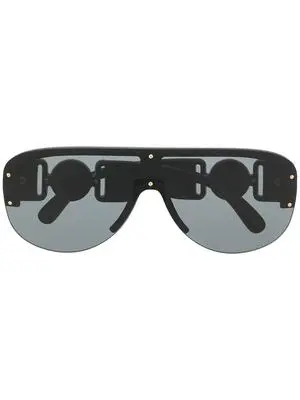 Versace Pilot Sunglasses - Black