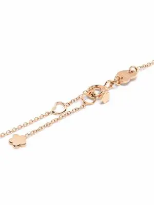 Pasquale Bruni 18kt Rose Gold Petit Joli Carnelian And Diamond Pendant Necklace - Pink
