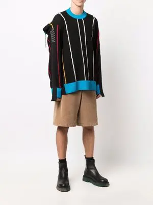 AMBUSH Fold-detail Knitted Jumper