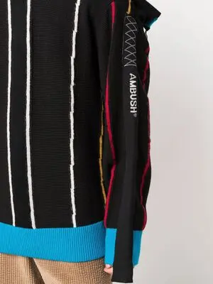 AMBUSH Fold-detail Knitted Jumper