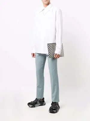 Valentino Garavani Spread-collar Cotton-poplin Shirt