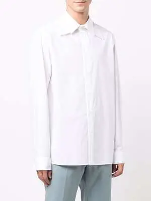 Valentino Garavani Spread-collar Cotton-poplin Shirt