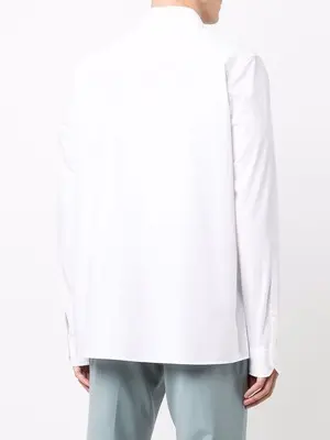 Valentino Garavani Spread-collar Cotton-poplin Shirt