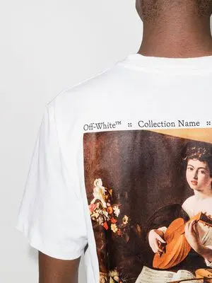 Off-White Caravaggio Painting Cotton T-shirt - White