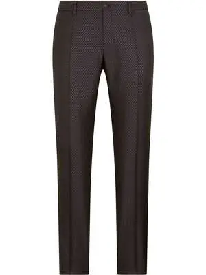 Dolce & Gabbana Jacquard Tailored Trousers