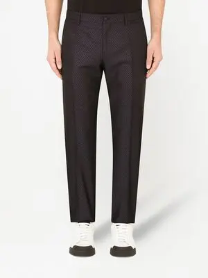 Dolce & Gabbana Jacquard Tailored Trousers