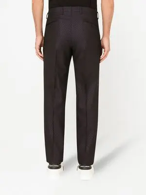 Dolce & Gabbana Jacquard Tailored Trousers