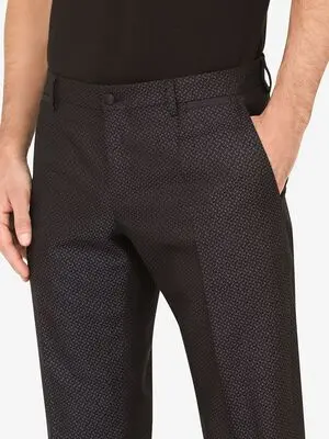 Dolce & Gabbana Jacquard Tailored Trousers