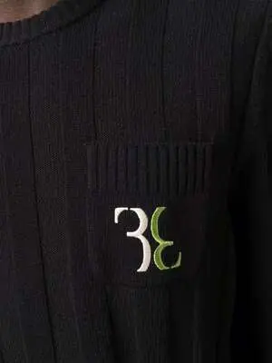 BILLIONAIRE Embroidered-logo Wool Jumper