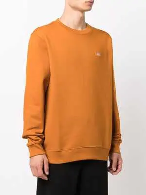 Dickies Logo-patch Crew-neck Sweatshirt - Brown