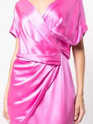 Michelle Mason Silk Wrap Dress