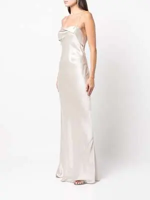 Michelle Mason Silk Gown - White