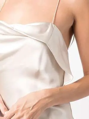 Michelle Mason Silk Gown - White