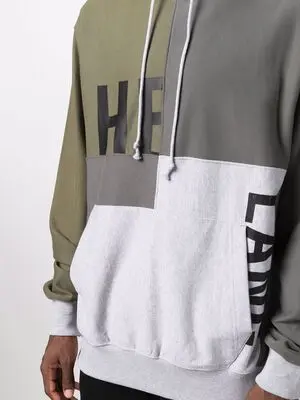 Helmut Lang Patchwork Logo Hoodie