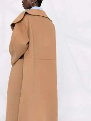 TOTEME Signature Wool Cashmere Coat - Brown