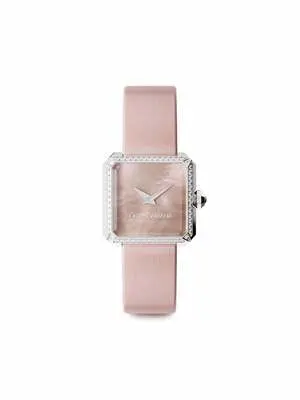 Dolce & Gabbana Sofia 24mm Watch With Diamond-encrusted Bezel - Pink