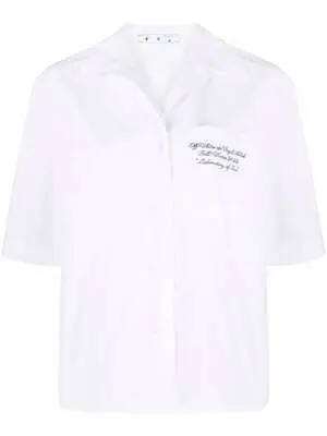 Off-White Poplin Bowling Shirt