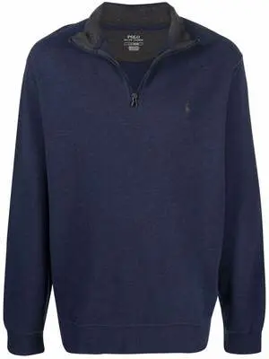 Polo Ralph Lauren Polo Pony-embroidered Jersey Sweatshirt - Blue