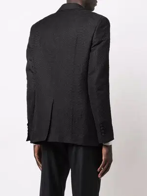BILLIONAIRE Jacquard Crocodile-effect Tailored Blazer