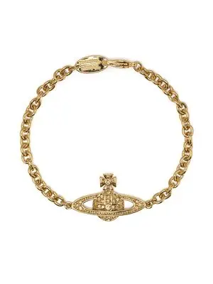 VIVIENNE WESTWOOD Mini Bas Relief Chain Bracelet - Gold