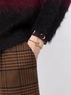 VIVIENNE WESTWOOD Mini Bas Relief Chain Bracelet