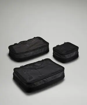 Lululemon Travel Packing Cubes - Black