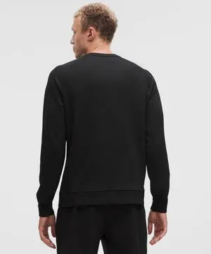 Lululemon Engineered Warmth Long Sleeve Crew - Black/Black